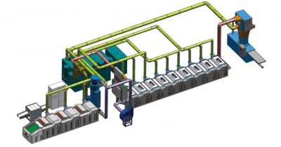China Garment Textile Recycling Line(Spinning Process) for sale