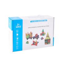 China Magnetic Building Blocks 100 120 Pieces Magnet Toys Building Strongest Magnetic Tiles for sale