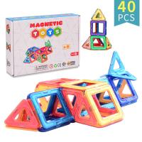 China 100 pcs magnetic tiles Hot selling Children Gift creative Magnetic block Toys Super Durable with Strong Magnets for sale