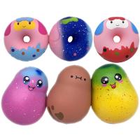 China Promotional Gift Silicone Anti Stress Toy Kawaii Slow Rising squeeze mochi squishies PU foam for sale