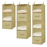 China Hanging Closet Organizer and Storage 3 4 5-Shelf Closet Hanging Storage Shelves for sale