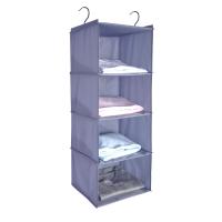 China Cloth Hanging Bag Shelf Hanging Closet Organizer with 2 Sturdy Hooks for Storage for sale