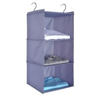 China Cloth Hanging Bag Shelf Hanging Closet Organizer with 2 Sturdy Hooks for Storage for sale
