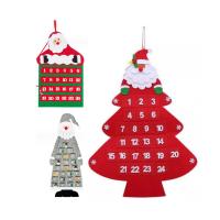 China Christmas Felt Advent Calendar with Pockets for sale