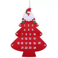 China Christmas Felt Advent Calendar with Pockets for sale