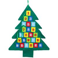 China Christmas Felt Advent Calendar with Pockets for sale