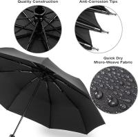 China Red Black Auto Open Umbrella Professional Custom Windproof Automatic Umbrellas for Men Women Teenage for sale