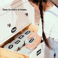 China Kitchen Bottle Irregular Shaped PVC Adhesive Chalkboard Blackboard Stickers Label for sale
