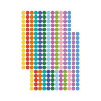 China Decorative Reusable Sticker Promotional Custom Waterproof Round Dots Sticker Sheet for sale