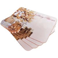 China Cat claw shaped cute cartoon cork coasters hangable heat resistant coasters for sale