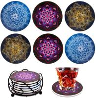 China UV printing absorb water diatomite drink coaster quick drying diatomaceous earth cup mat stone coaster for sale