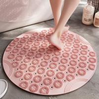 China Hot Sale Waterproof Round Floor Mats Non Slip Custom Quick-dry Bath Mat for sale