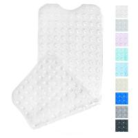 China Pink Non Slip Bathroom Mat Bath Tub Custom Baby Long Mat for sale