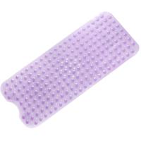 China Extra Long Baby Silicone Bath Tub Mat Custom Drain Holes Shower Mats Rugs for Bathroom Non Slip Bath Mats Modern for sale