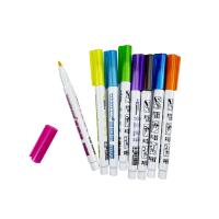China Outline Markers Custom 8colors Double Line Shimmer Marker Set Glitter Metallic Marker Pens for sale