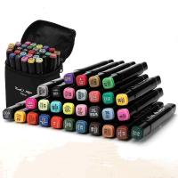 China Children's graffiti painting markers non-toxic double-tip markers for sale