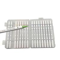 China Professional Custom Alcohol Chisel Tip Round Tip Dual Tip Marker Pen Set For Sketch Manga Drawing Painting for sale