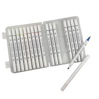 China Quick Drying Fiber Nib Custom Dual Tip Alcohol Ink Twin Marker Pen Set for Painting Coloring for sale
