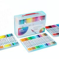 China Art Coloring Watercolor Fine liners & Brush Markers Custom Calligraphy Marker Journal Pens for sale