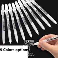 China 0.8mm White highlighter Pen watercolor lettering gel pen for FineLine/Highlight/Sketch/Animation for sale