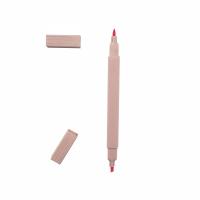 China Aesthetic Pastel Highlighter Pen Custom Quick Dry Chisel Tip Fluorescent Highlighter Marker Pen Set for sale