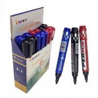 China Cheapest Wholesale Fibre Nibs Marker Pen Custom Non Toxic Non-erasable Permanent Waterproof Marker Pen for sale