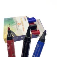 China Jumbo Marker Pens Custom Permanent Marker Chisel Tip Low Odor 12/Box for sale