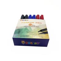 China Permanent Marker Ink Fine Tip Custom Permanent Paint Markers Customizable for Plastic Glass for sale