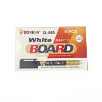 China Bonvan 3 Colors Custom Printing Logo Vivid Color Whiteboard Marker Pen Set Of 10 Pack for sale