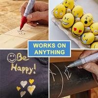 China Yellow Paint Markers Custom 8 Colors Oil Based Permanent Waterproof Paint Marker Pens Paint Pen Set for sale