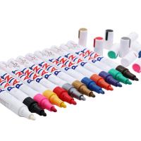 China Oil-Based Marker Pens Custom Waterproof Permanent Quick Dry and Not Transparent Paint Markers Set for sale