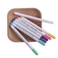 China Heat Erasable Fabric Marking pen No Sharpening mark disappearing pen cut free Sewing Tracing Pencil Marking for Cloth Leather for sale