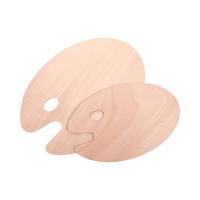 China Wood Palette Custom Artist Palette Paint Pallet for Kids Students Painting for sale