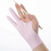 China Palm Rejection Artist Glove Two-Finger Glove for Graphic Drawing Tablet iPad Monitor Painting Paper Sketching for sale