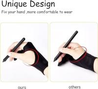 China Palm Rejection Artist Glove Two-Finger Glove for Graphic Drawing Tablet iPad Monitor Painting Paper Sketching for sale