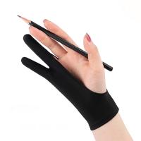China Zhejiang Bonvan Custom Cheap Artist Glove for Drawing Tablet Two-Finger Gloves for sale