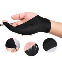China Zhejiang Bonvan Custom Cheap Artist Glove for Drawing Tablet Two-Finger Gloves for sale