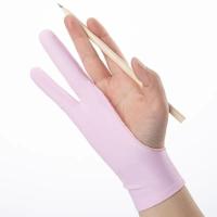 China Drawing Glove Custom Palm Rejection Digital Art Glove for Graphic Tablet Paper Sketching Smudge Guard for sale
