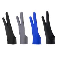 China Drawing Glove Custom Palm Rejection Digital Art Glove for Graphic Tablet Paper Sketching Smudge Guard for sale