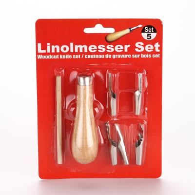 China Fruit Vegetable Carving Sculpting Crafting DIY Whittling Kit Woodworking Wood Carving Tools Chisel Set for sale