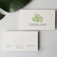 China Luxury custom printing embossed 500gsm cotton paper cardboard name business card for sale