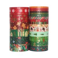 China Masking Paper Supplies Arts Scrapbook DIY Crafts Gift Wrapping Holiday Decoration colorful printed adhesive tape film for sale
