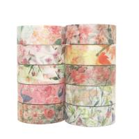 China Masking Paper Supplies Arts Scrapbook DIY Crafts Gift Wrapping Holiday Decoration colorful printed adhesive tape film for sale