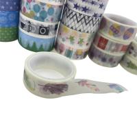 China Personalized Custom Wholesale Adhesive Print Washi Tape Set for DIY Crafts Party Decorations for sale
