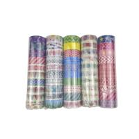 China Personalized Custom Wholesale Adhesive Print Washi Tape Set for DIY Crafts Party Decorations for sale