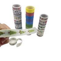China Personalized Custom Wholesale Adhesive Print Washi Tape Set for DIY Crafts Party Decorations for sale