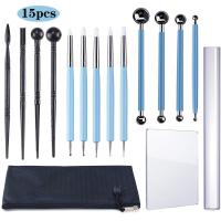 China wholesale 31 Pcs/set Pottery DIY Tool Set Clay Ceramic Wooden Handle Shaping Modeling Clay Sculpting Pottery Tool Sets Kit for sale