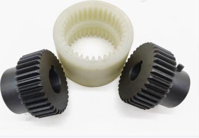 China NL Nylon Inner Tooth Length Electrostatic Discharge Protection Flexible Gear Coupling for sale