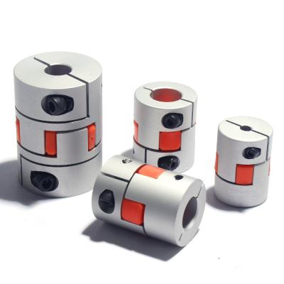China Low Leakage Keyway Clamp Jaw Aluminum Flexible Coupling Space Saving for sale