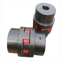 China Programmable Flexible Jaw Coupling Transmission Steel Rotex 38 Star Rubber for sale